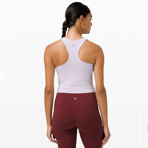 lululemon athletica | Tops | Lululemon Ebb To Street Racerback Crop ...